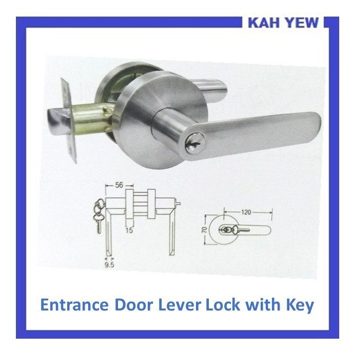 VSP VTL 8007 ENTRANCE DOOR TUBULAR LEVER LOCK | Shopee Malaysia