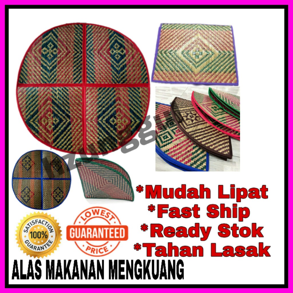 TIKAR SAPRAH SEPROH MENGKUANG LAPIK HIDANG PELAPIK KLASIK FOLDABLE ...