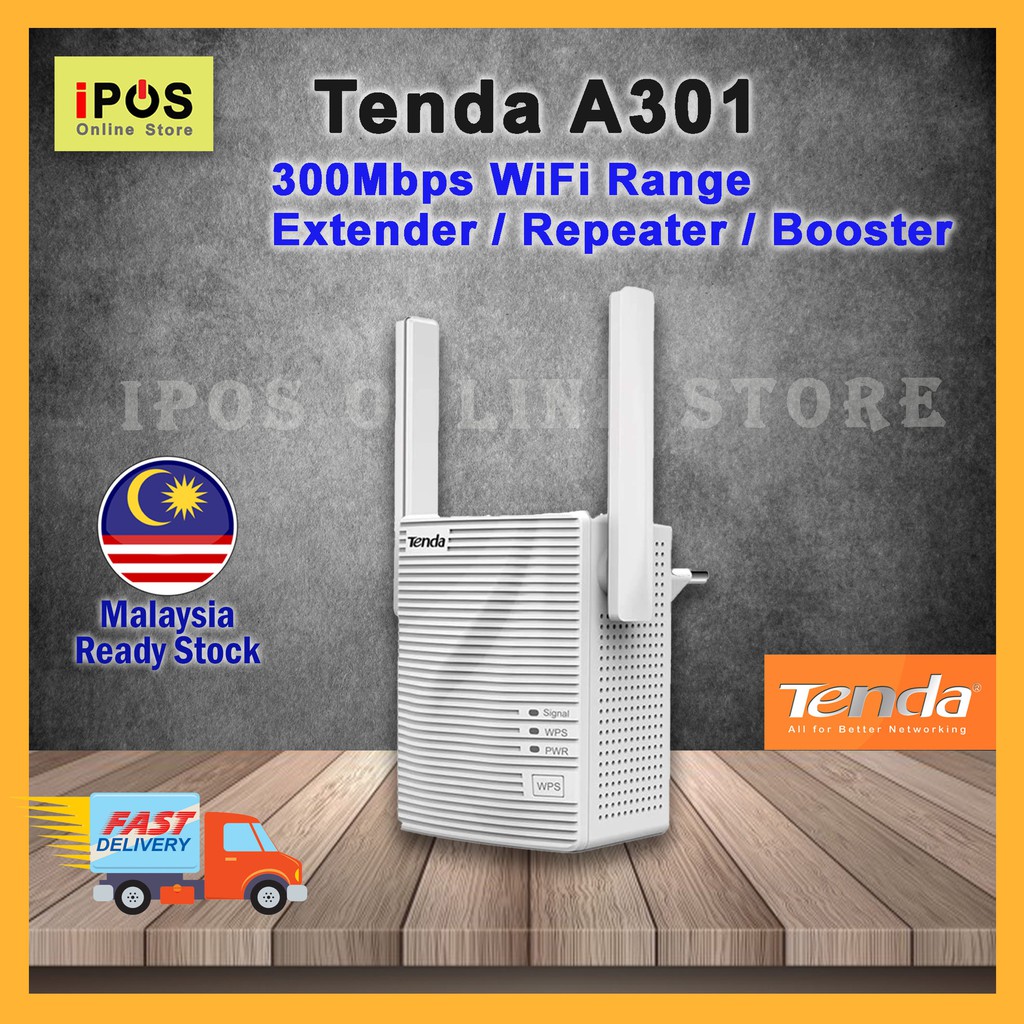 Tenda A301 300Mbps Wifi Range Extender / Repeater / Booster / Access ...