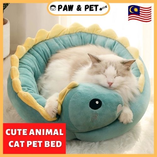 (READY STOCK) Cat Pet Bed Dinosaur Beds Whale Beds Mat Soft Relax Sofa ...