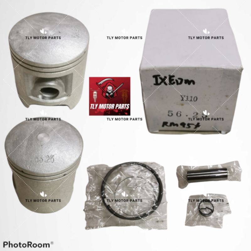 Y110 RACING PISTON RING COMPLETE SET SIZES 56MM - 59MM | Shopee Malaysia