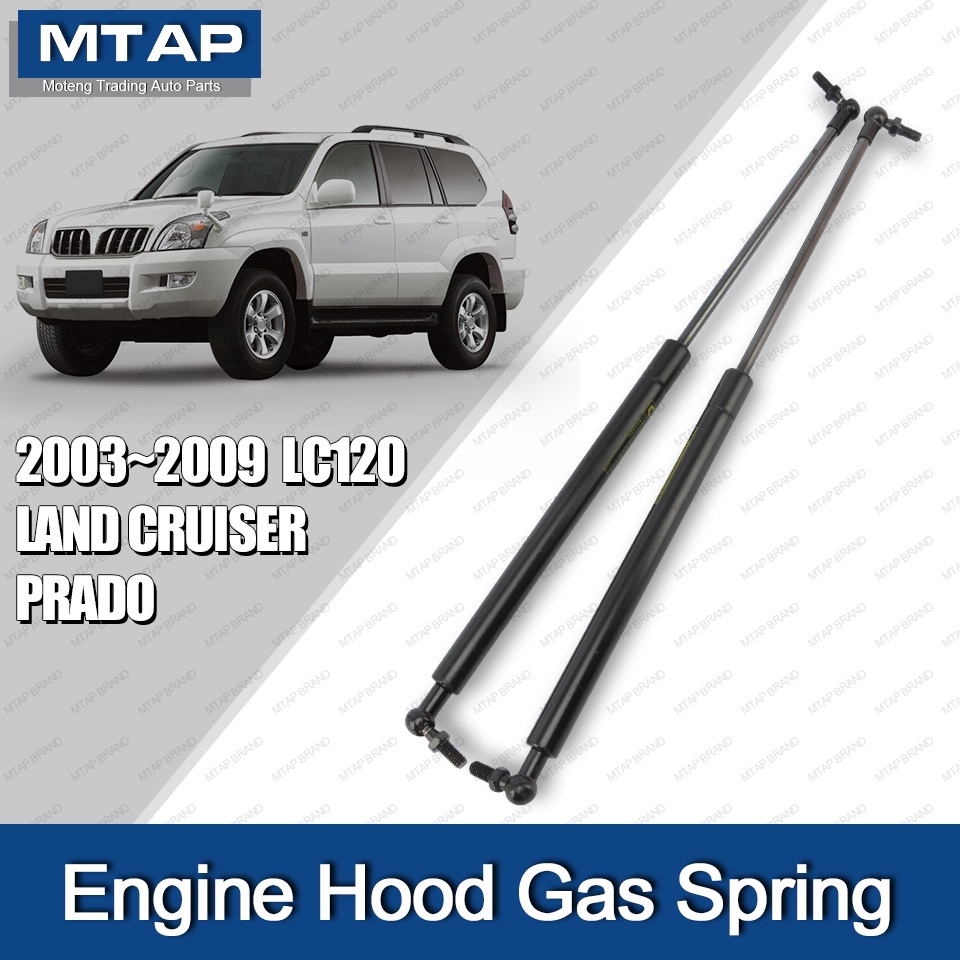 MTAP Engine Hood Gas Spring 1 Pair For TOYOTA LAND CRUISER PRADO LC120 ...