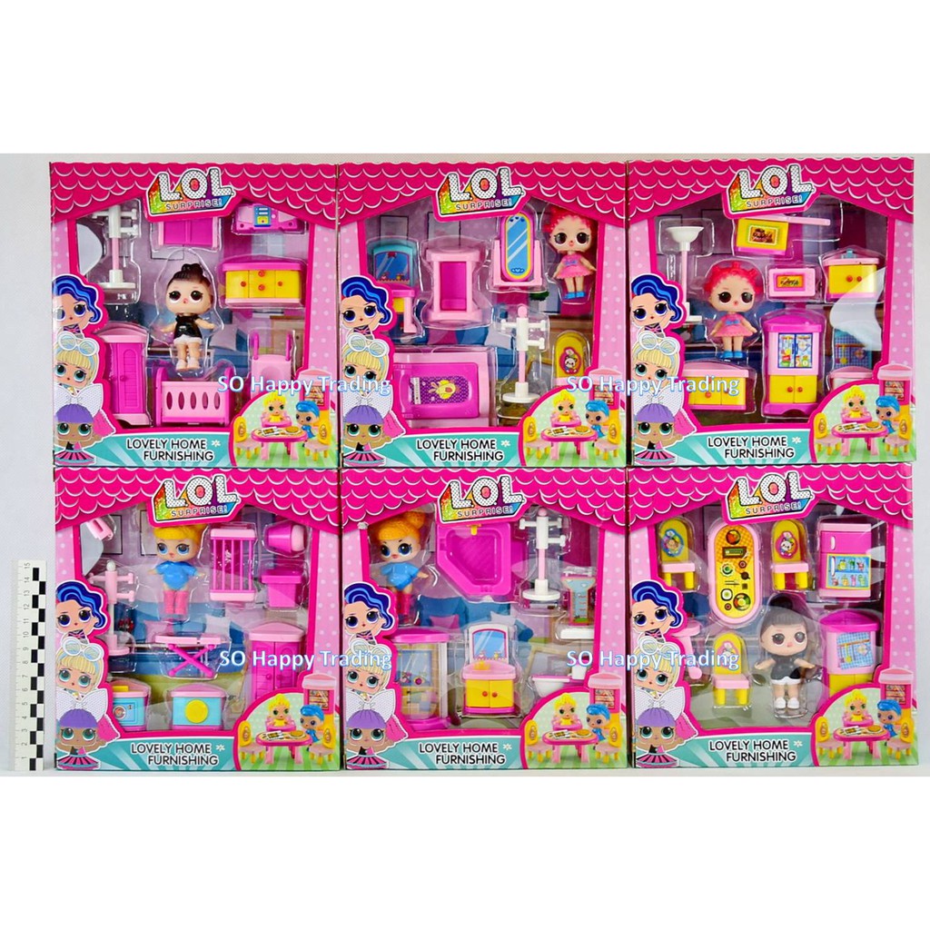 LOL Surprise Lovely Home Furnishing (6 designs) | Shopee Malaysia