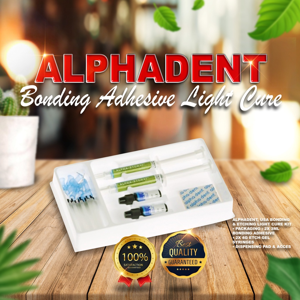 Bonding & Etching Kit Light Cure ( Alphadent ) | Shopee Malaysia