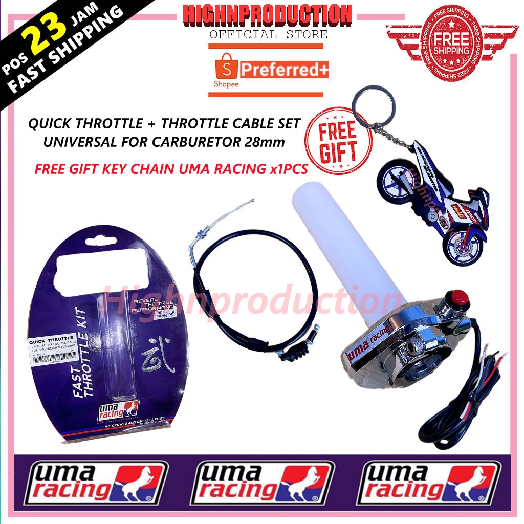 LC135 WAVE125 EX5 DREAM UNIVERSAL UMA RACING QUICK THROTTLE WITH ...