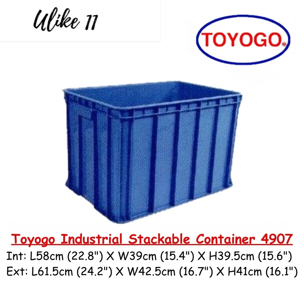 Toyogo Industrial Stackable Container / Heavy Duty Tray / Multi Purpose ...