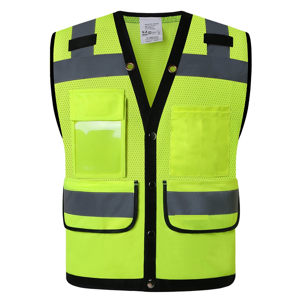 Hi Vis Safety Vest Mesh Reflective Work Vest for Warehouse Construction ...