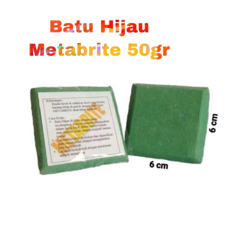 HIJAU Green stone / green stone / langsol / mini green metabrite 50gr ...