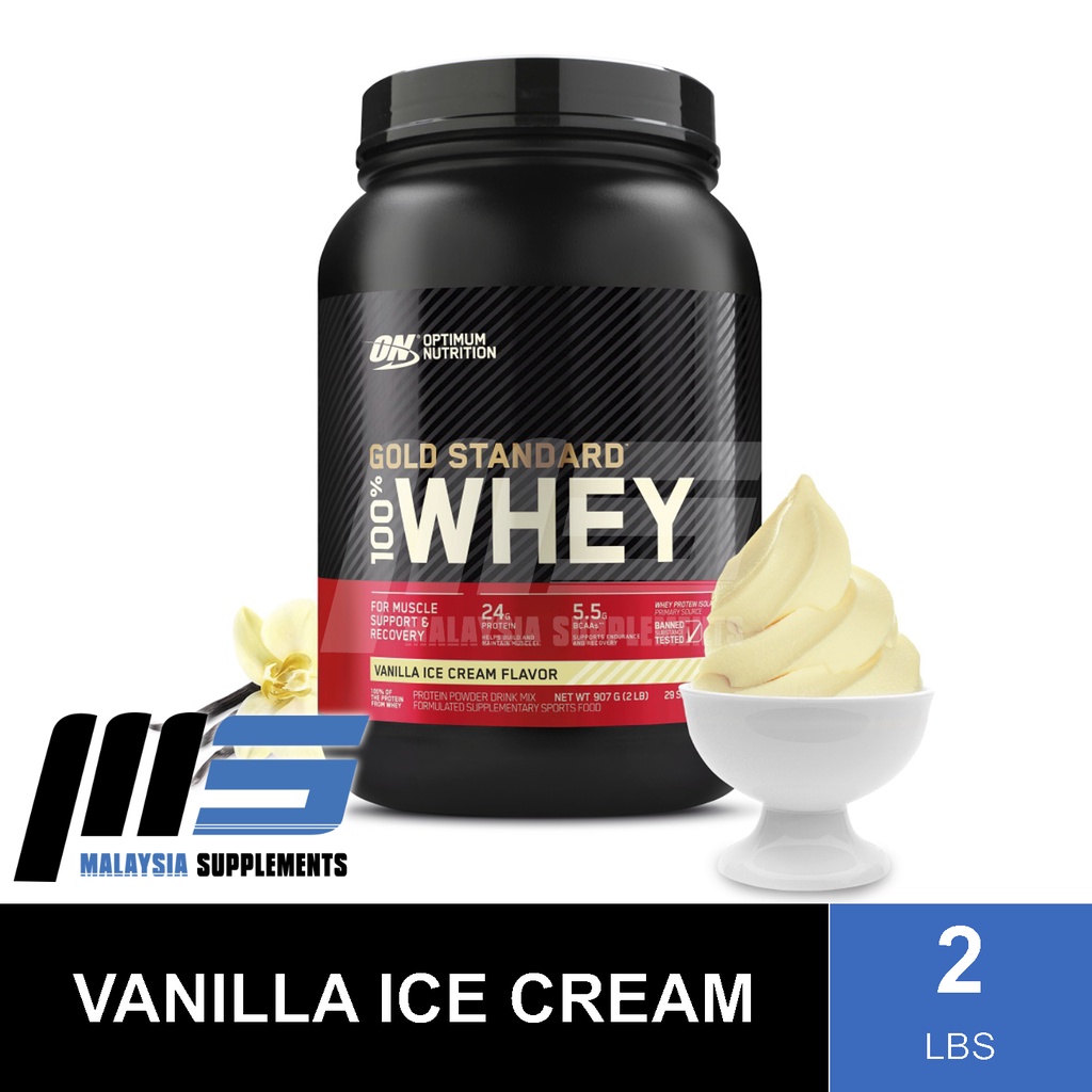 Optimum Nutrition Gold Standard Whey, 2lbs - 100% Whey Protein Powder ...