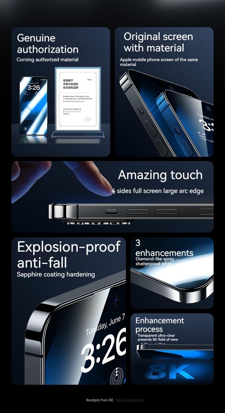 [Benks Official] Benks for IPhone 16 Plus 15 14 Pro Max GlassWarrior ...