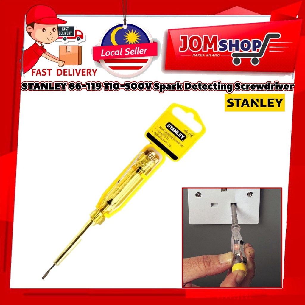 STANLEY Test Pen 66-119 Spark Detecting Screw Driver For Electricity ...