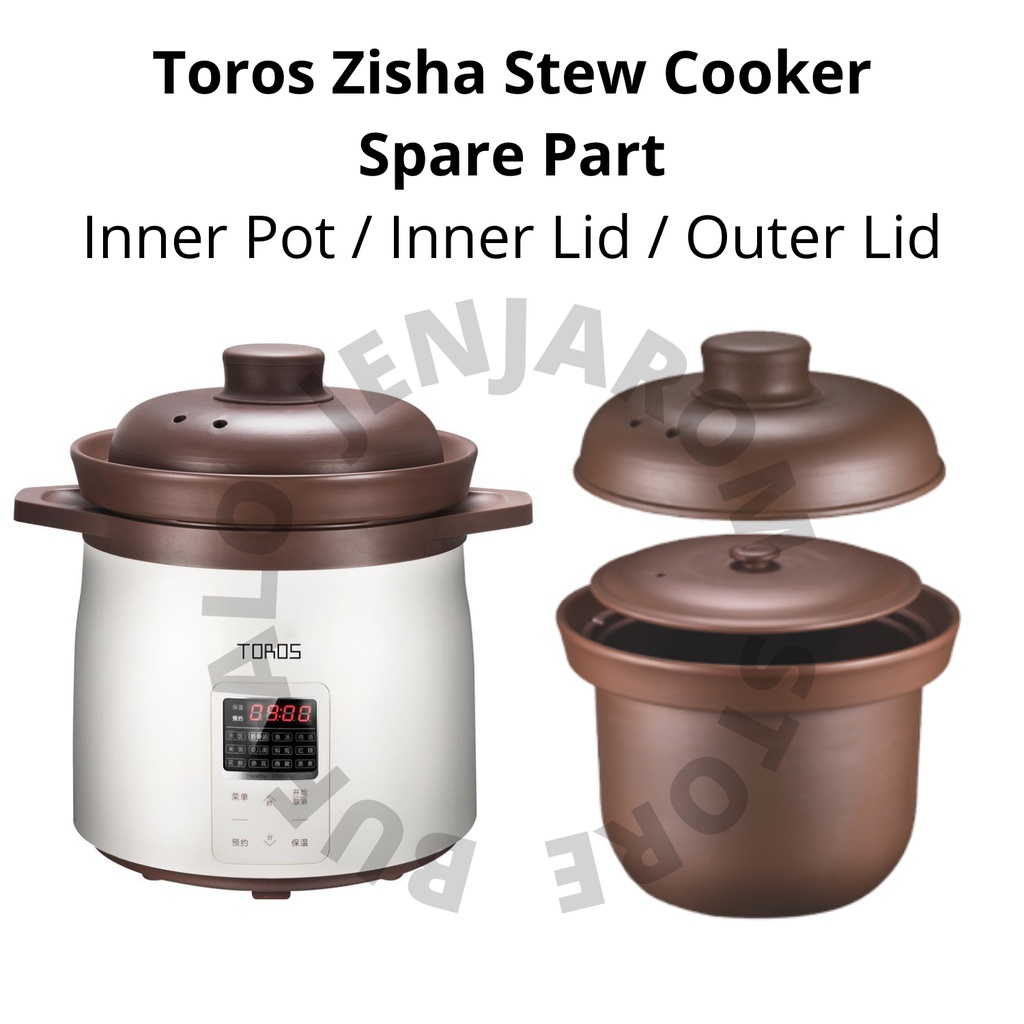 [READY STOCK] BUFFALO TOROS Zisha Stew Cooker Spare Part - Inner Pot ...