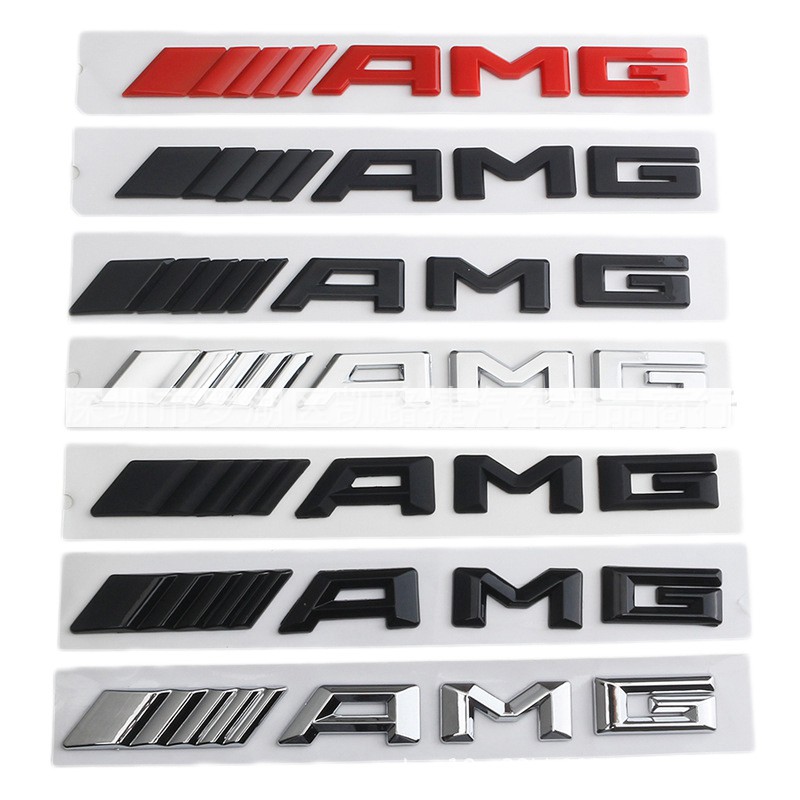 Amg Rear Trunk Label 4MATIC Car Sticker Letter Label Suitable for Benz ...