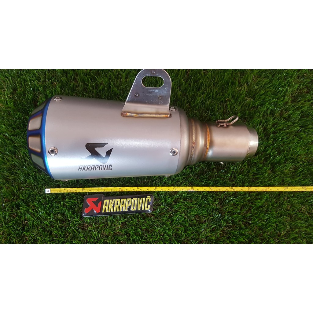 Akrapovic Pipe End Titanium Color 2 Inches Neck Good Work Sound ...