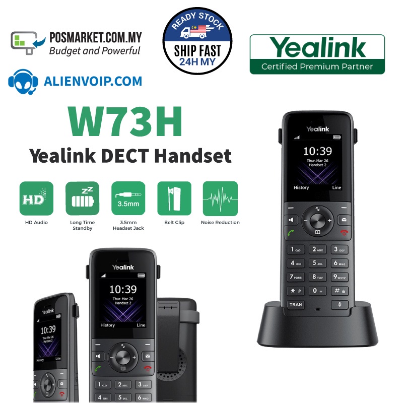 Yealink W73H DECT Handset - Handset Only Yealink W73H DECT Handset – Hanya Handset | Shopee Malaysia