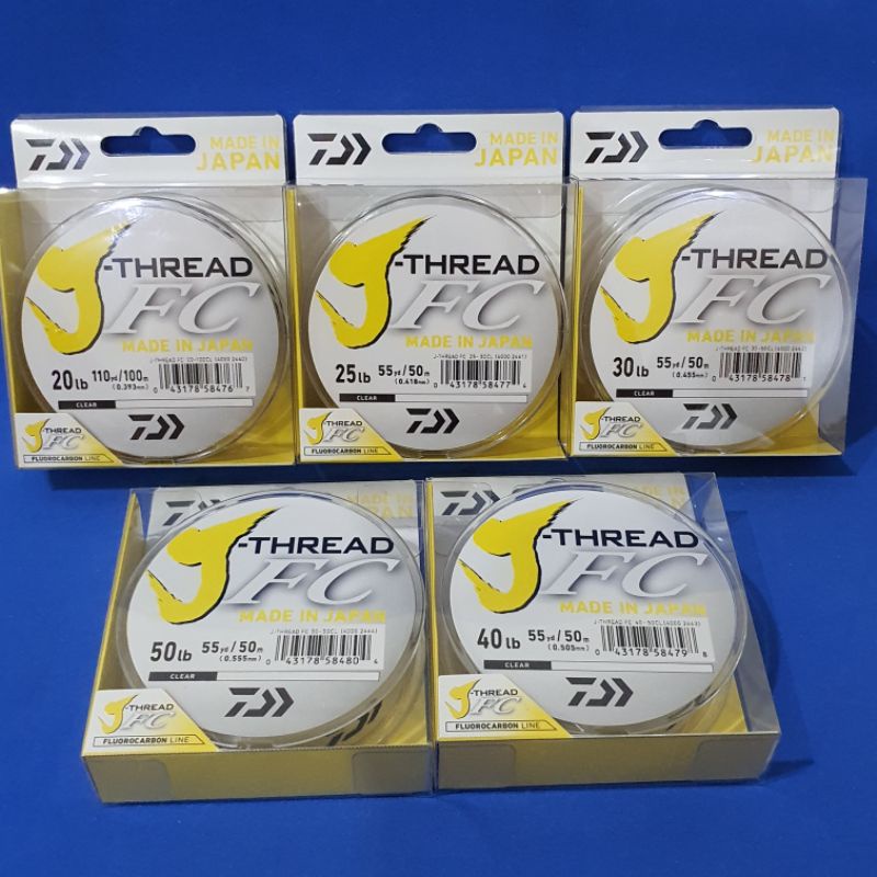 ** DAIWA J-THREAD 100% fluoro Carbon BE A STRONG LEADER | Shopee Malaysia