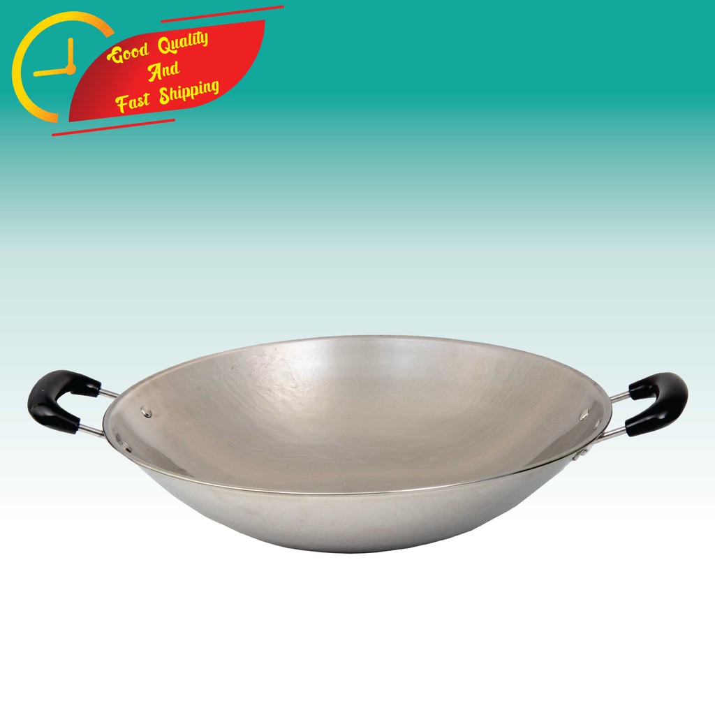 MAS Stainless Steel Wok (Without Cover) With Double Ears / Double ...
