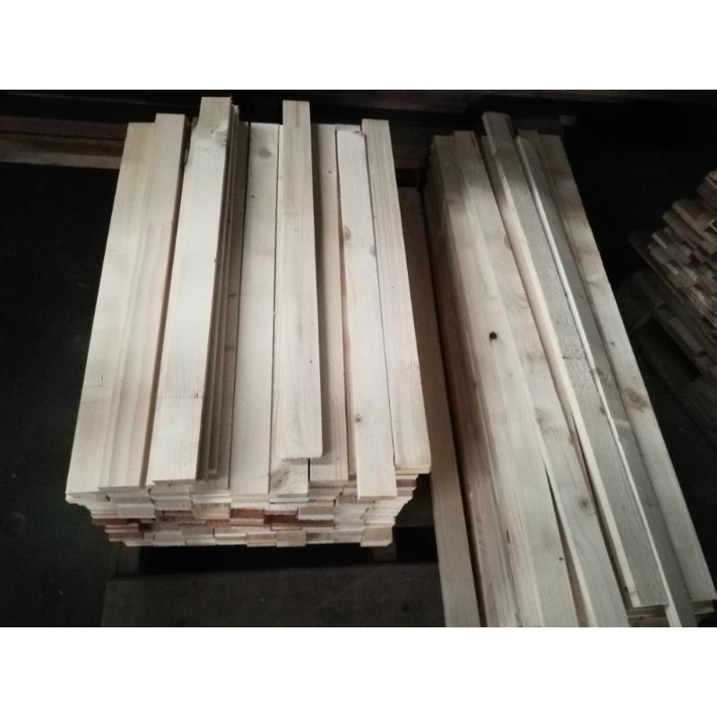 (Gred A) Kayu Pine New 46mm+- Pine Siap Ketam wood Kayu ...