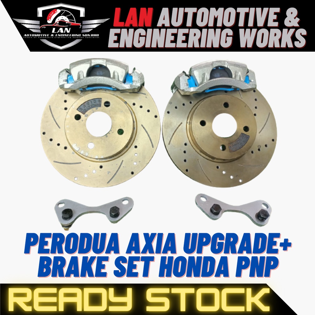 Perodua AXIA Upgrade+ Brake Set Honda PNP Depan (FRONT) | Shopee Malaysia