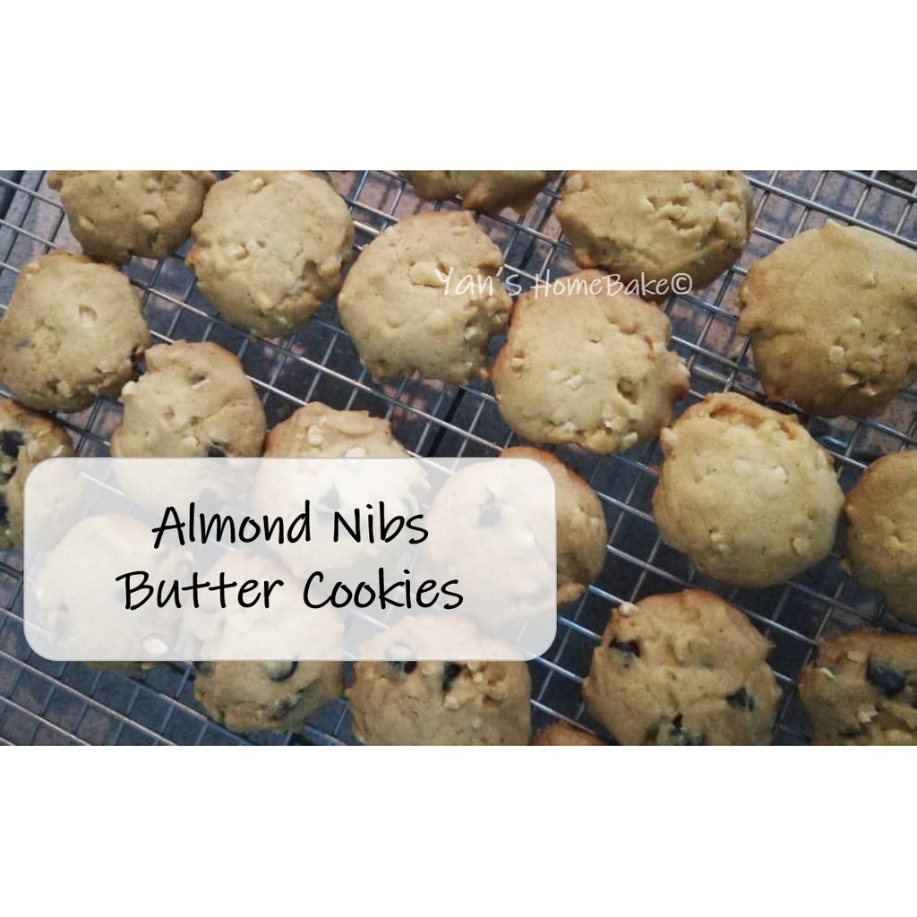 Almond Nibs Butter Cookies - 100% Handmade!! | Shopee Malaysia
