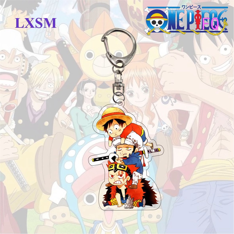 FQ New Classic Anime One Piece Collectie Keychain Cool Luffy Zoro Sanji ...