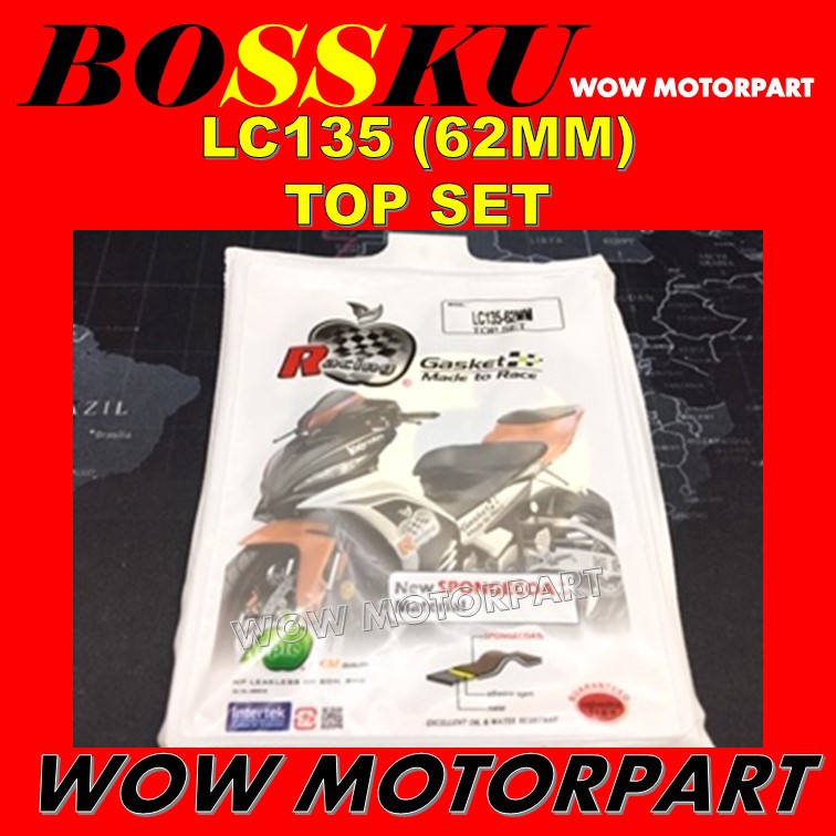 LC135 TOP SET 62MM APPLE LC 135 62 MM TOP SET LC135 GASKET HEAD BLOCK ...