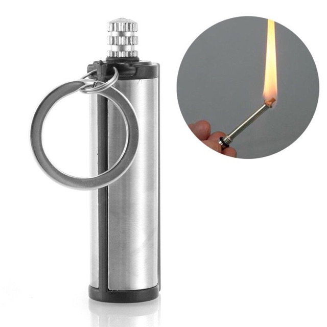 Hot Sale Amazon Steel Fire Starter Flint Match Lighter Keychain Camping ...