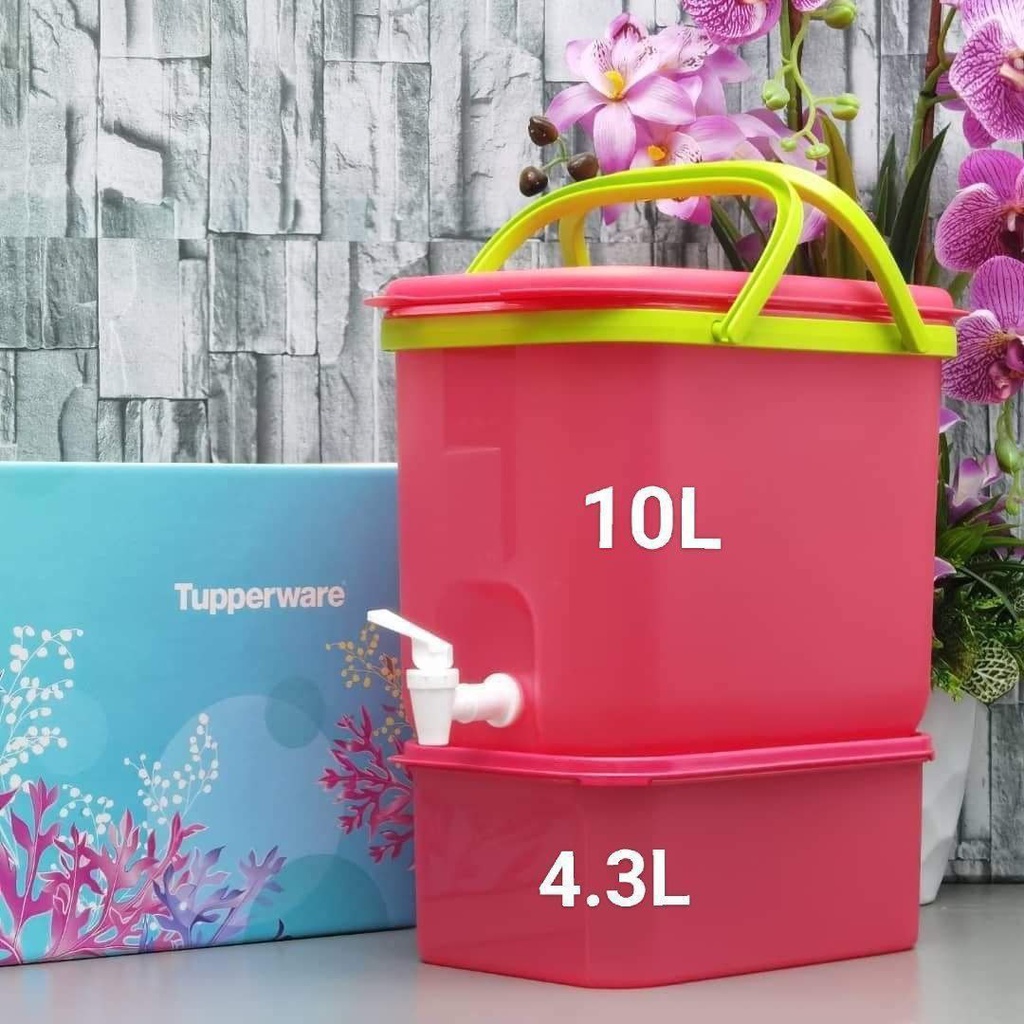 Tupperware Water Wonder All 10L + MM Rectangular II 4.3L | Shopee Malaysia