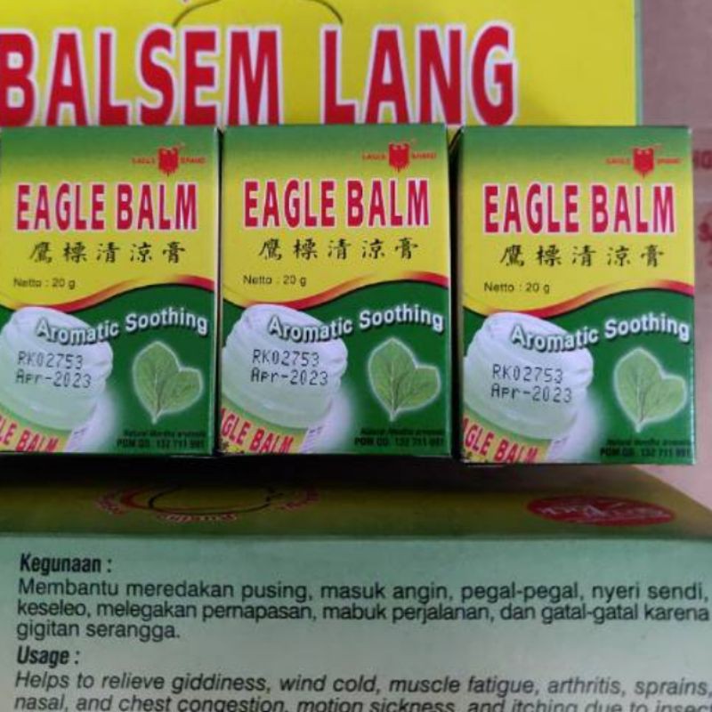 (Original)BALSEM CAP LANG 20gr&40g | Shopee Malaysia