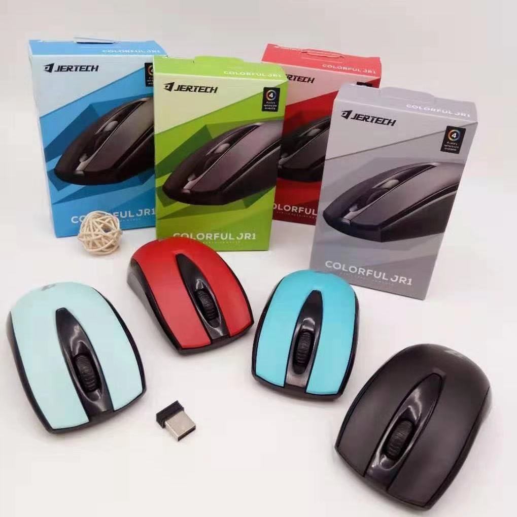100% Original Jertech Wireless Mouse 2.4Ghz Receiver Office Optical ...