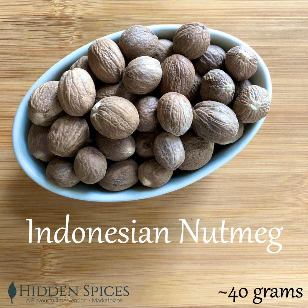 Indonesian Whole Nutmeg - ABCD Grade (40g) | Shopee Malaysia