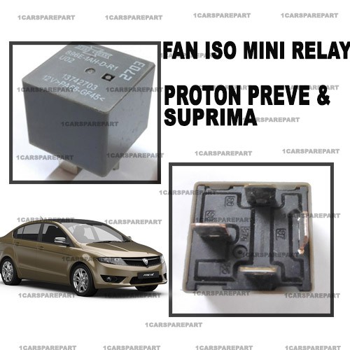 ORIGINAL PROTON PREVE & SUPRIMA FAN ISO MINI RELAY K1 & K2 PW951722 ...