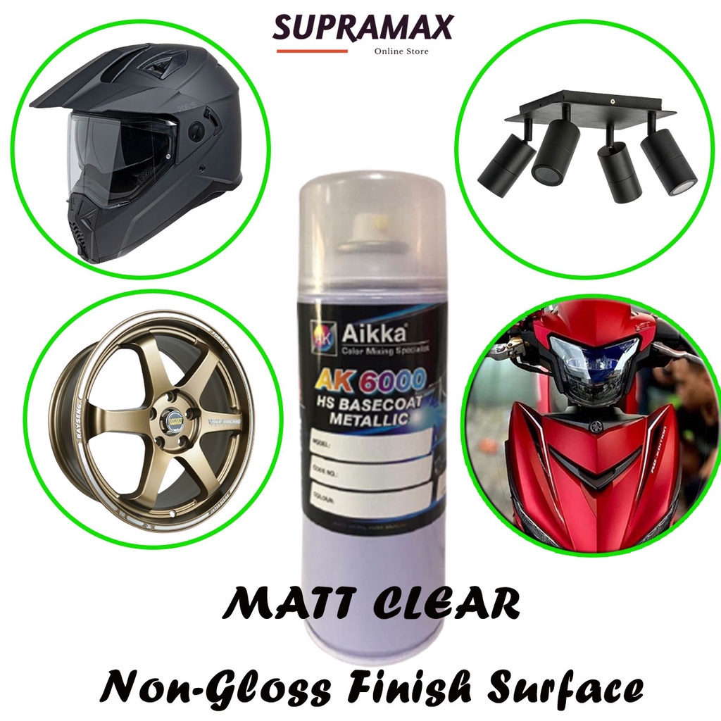Matte Clear coat/ SUPRAMAX Aerosol Spray Matt Clear | Shopee Malaysia