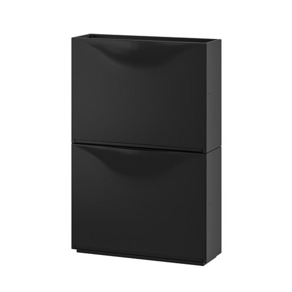 IKEA TRONES Shoe cabinet/storage, black 52x39 cm | Shopee Malaysia