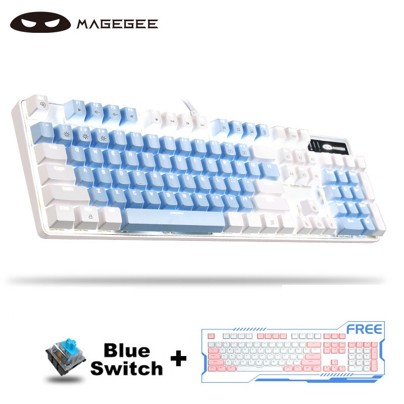 MageGee MK-storm Mechanical Gaming Keyboard, 2021 New Upgraded Blue ...