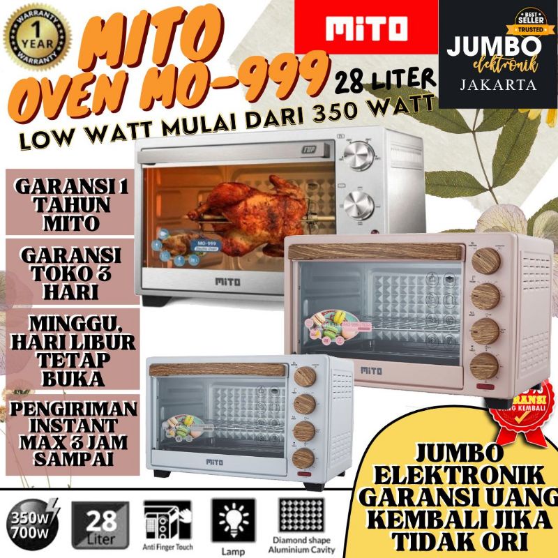 Mito MO 999 TOP Oven Original 28 liter Oven Official Guarantee Mito Low ...