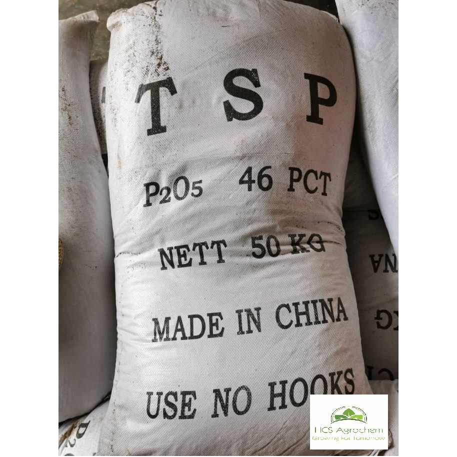 (+-50kg) TSP Triple SuperPhosphate Granulate Fertilizer P2O5 Baja Akar ...