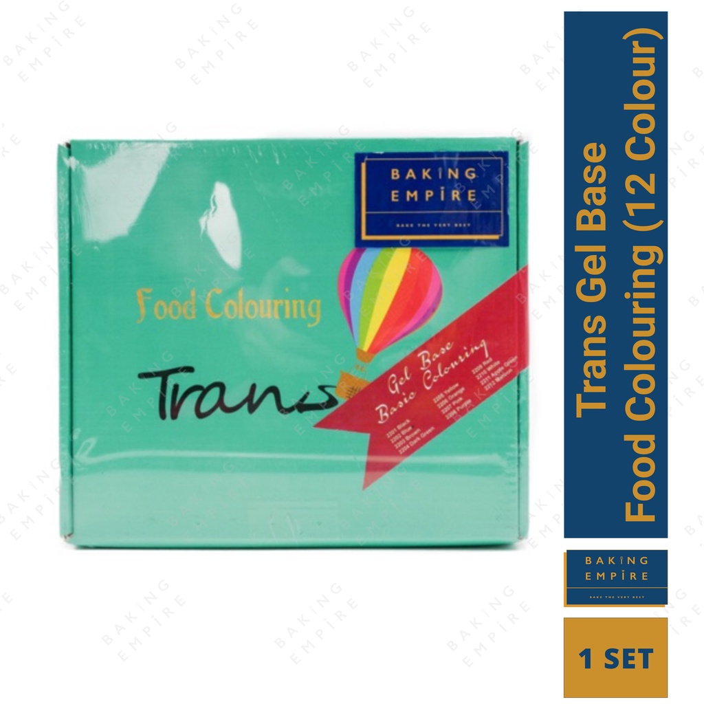 Trans Gel Base Food Colouring (12 Colour) | Shopee Malaysia