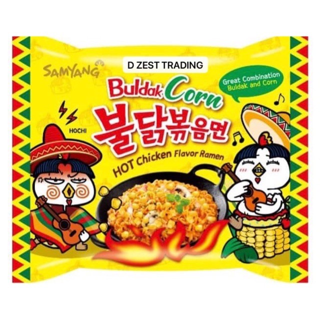 *NEW FLAVOUR* HALAL SAMYANG RAMEN MEXICO BUDLAK CORN 5‘s | Shopee Malaysia