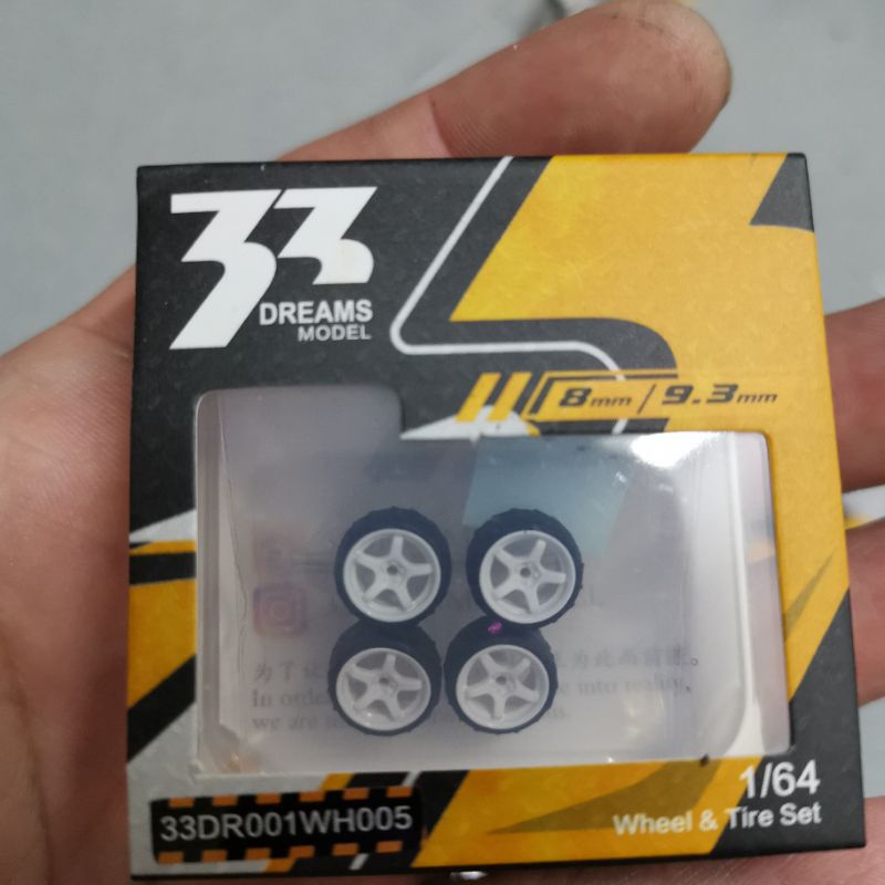 1/64 9.3mm / 9.9mm 33dreams rims disc brake rpf1 te37 Ce28 enkei tarmac evo wrc nismo lmgt2 ...