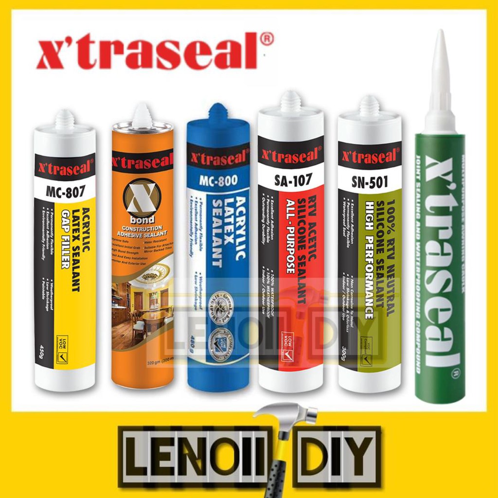 XTRASEAL MC-807 Acrylic Latex Sealant Gap Filler Silicone with Others Optional Sealants MC-800 ...
