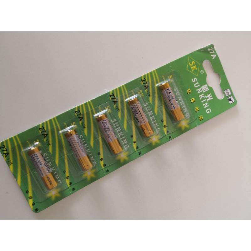 （1pcs）SK/GP 12V BATTERY 27A 23A 12V ALKALINE BATERI REMOTE CONTROL ...