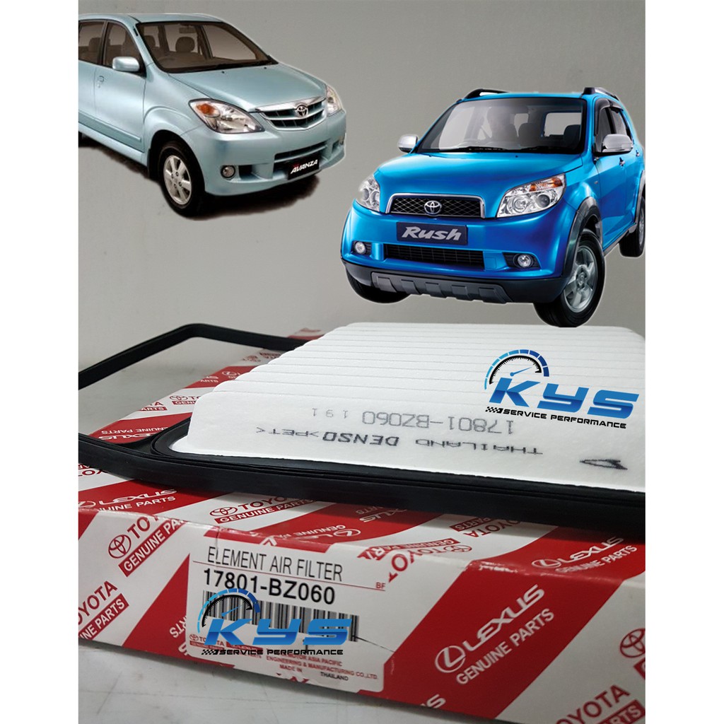 TOYOTA AIR FILTER ELEMENT (CLEANER) # TOYOTA AVANZA 2003-2011", RUSH ...
