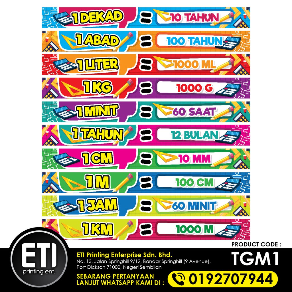 Set Keceriaan Sekolah Set Tangga Matematik Banner BBM Sekolah | Shopee ...