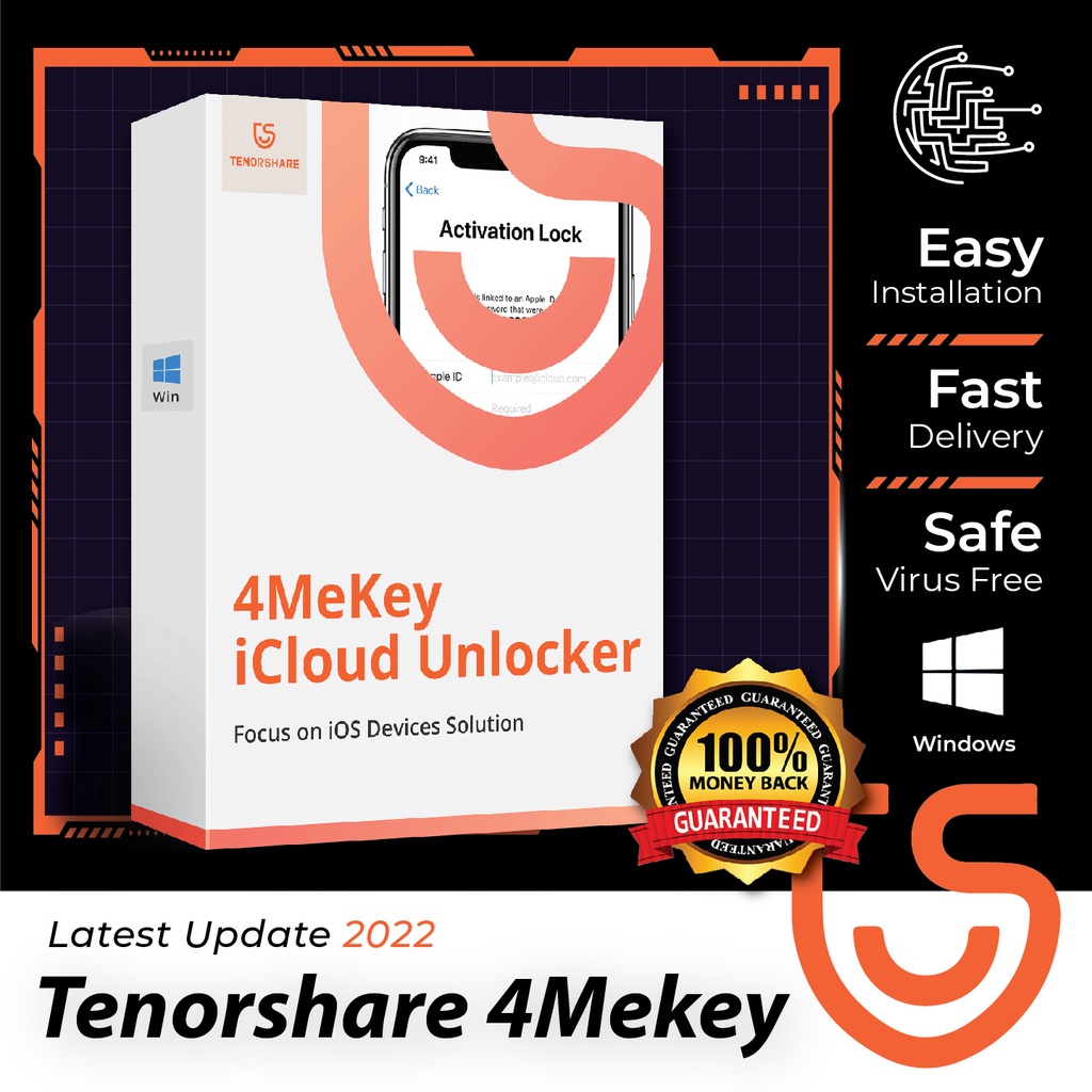 Tenorshare 4MeKey Activation Unlocker 2022| Latest Full Version 4.05 ...