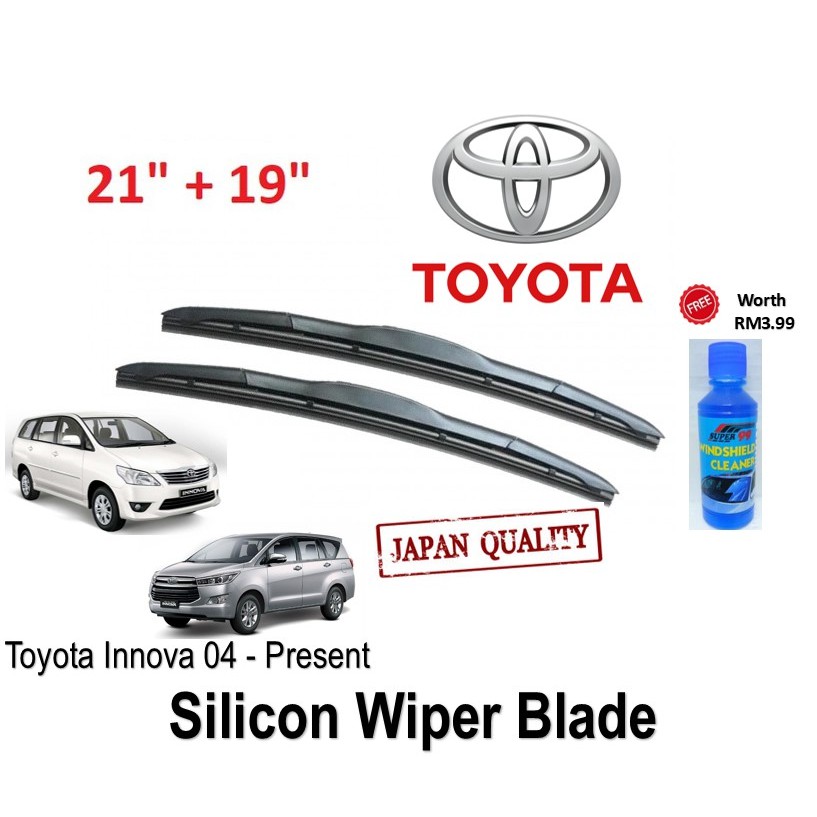 Toyota Innova Silicone Silicon Wiper Blade Japan Quality | Shopee Malaysia