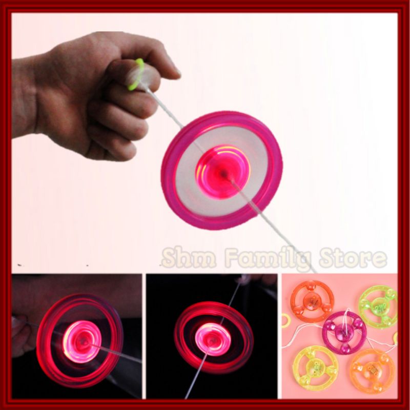 Classic Pull Flywheel Flash Yoyo Toy Multicolor Light Color Flying ...