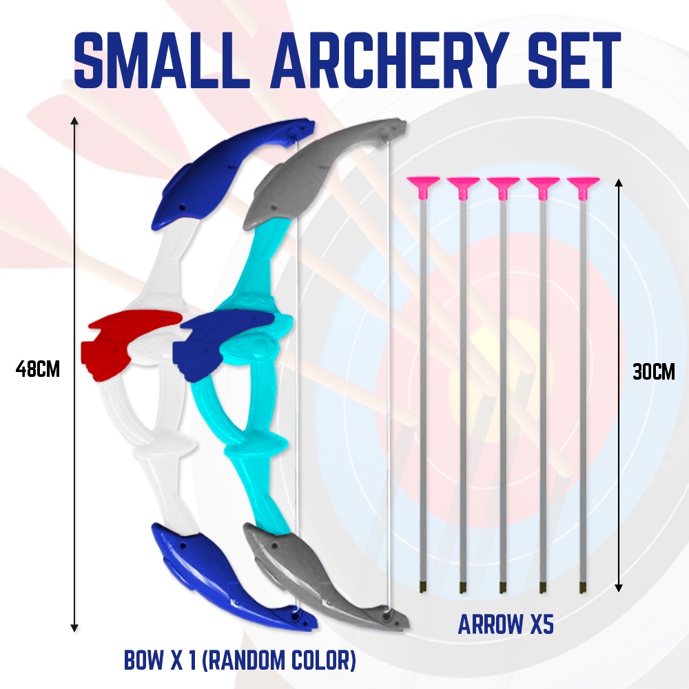 [Ada Laser] Kids Archery Bow Set Bow Arrow Target Stand Archer Toy ...