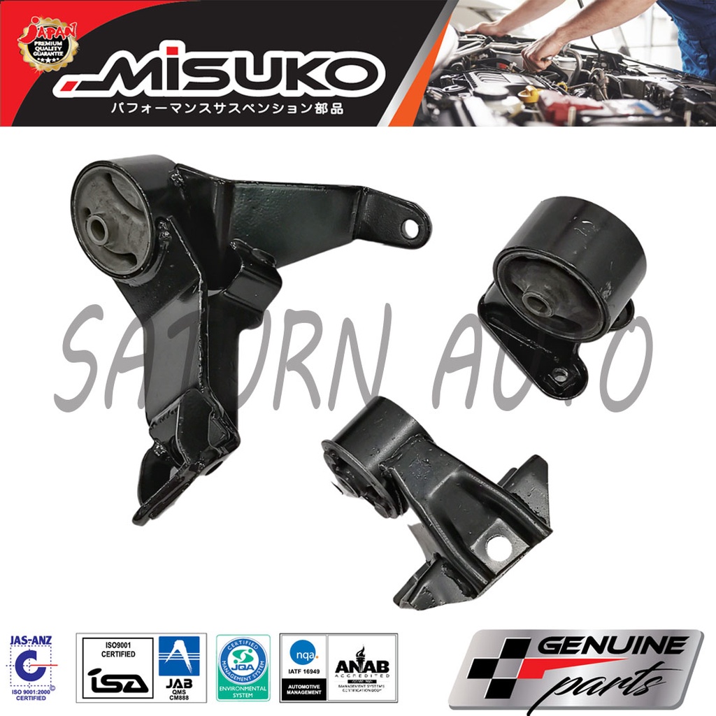 HYUNDAI ATOS 1.0 ENGINE MOUNTING KIT SET BRAND MISUKO 1 SET 3PCS ...