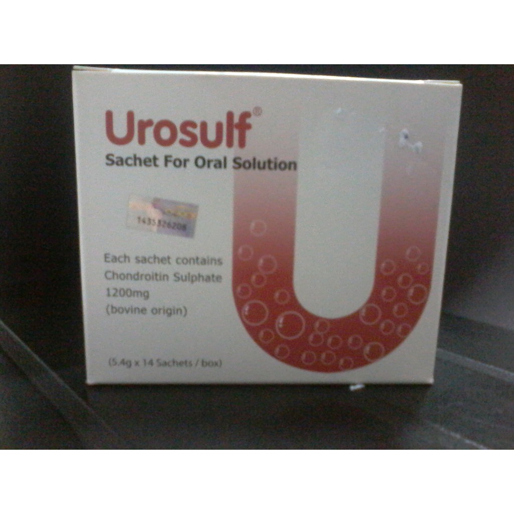 Urosulf Chondroitin Sulphate 1200mg (5.4g x 12 sachet) | Shopee Malaysia